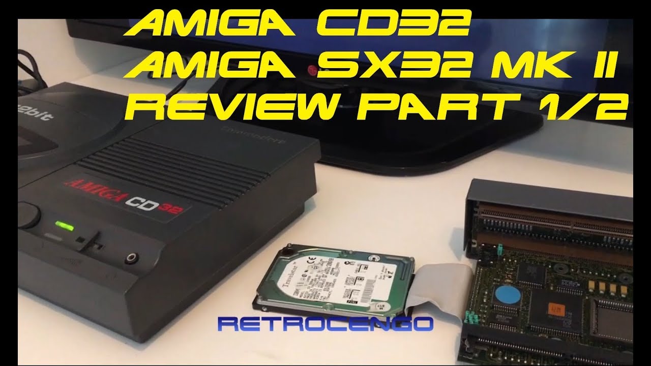 Commodore Amiga CD32 SX32 MK II Review test Part 1/2 - YouTube