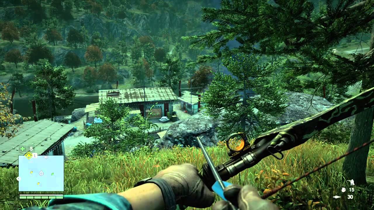 Outpost master with bow far cry 4 gameplay PS4 - YouTube