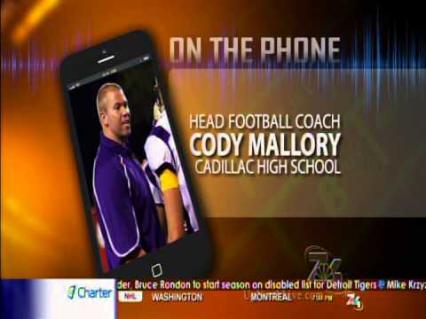 Cadillac names Cody Mallory new varsity football coach - YouTube