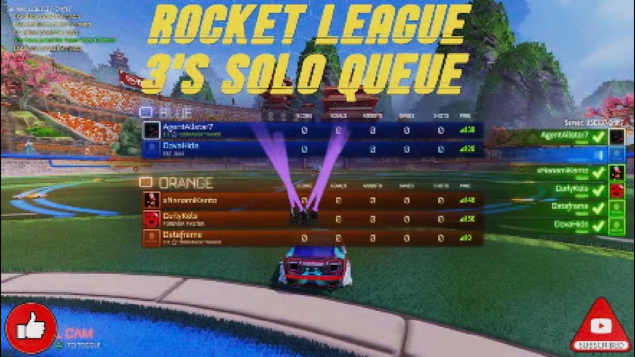 Rocket League - Solo queue 3's - YouTube