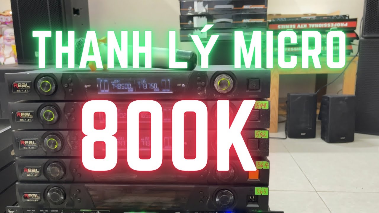 Thanh lý micro bãi, 800k bao ship. Mời các bác xem clip. Lh 0965.966. ...