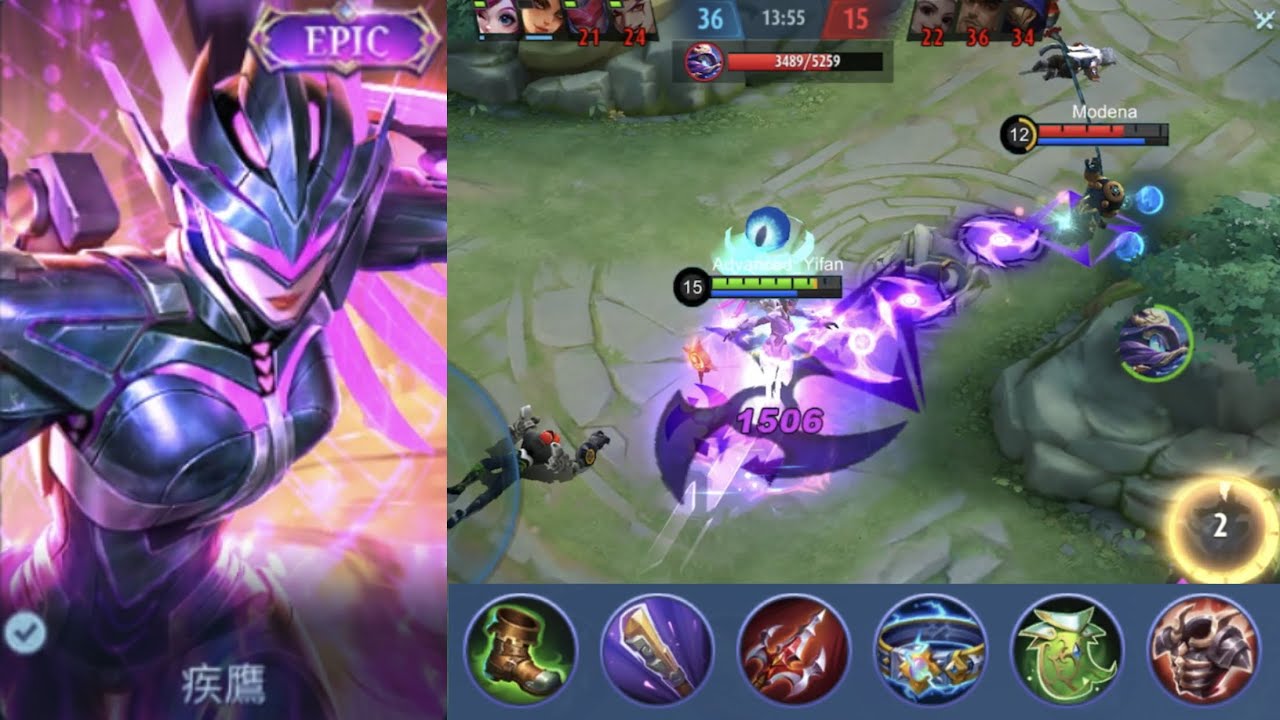 MLBB_Advanced【疑犯_Yifan】#Karrie 体验服凯丽 - YouTube