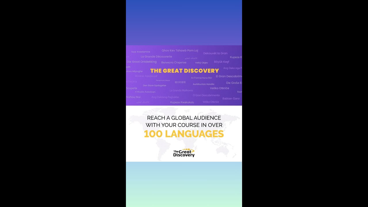 Reach global audience with your course in over 100 LANGUAGE🗣️ - YouTube