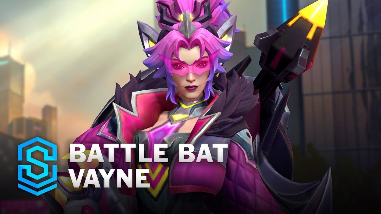 Battle Bat Vayne Wild Rift Skin Spotlight - YouTube
