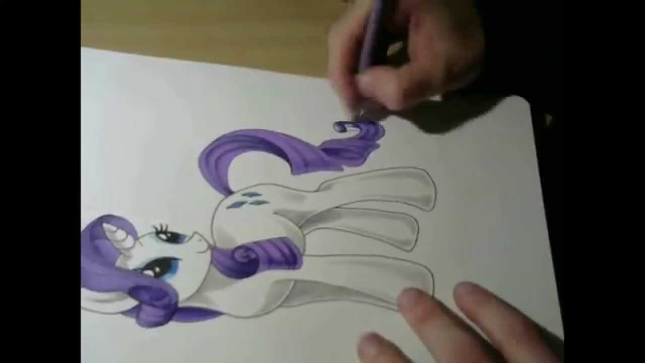 Drawing Rarity - My Little Pony! - YouTube