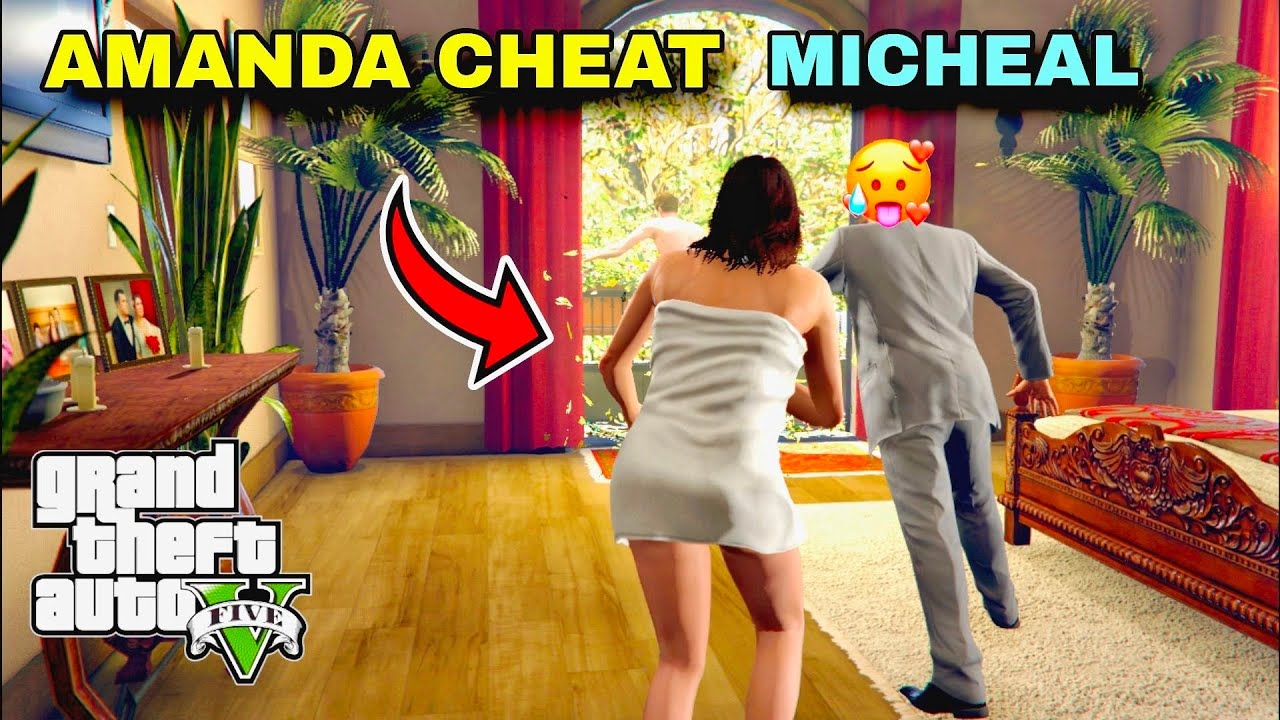 GTA V : Amanda Cheats Micheal And Like Another Guy 😕 #gtav - YouTube