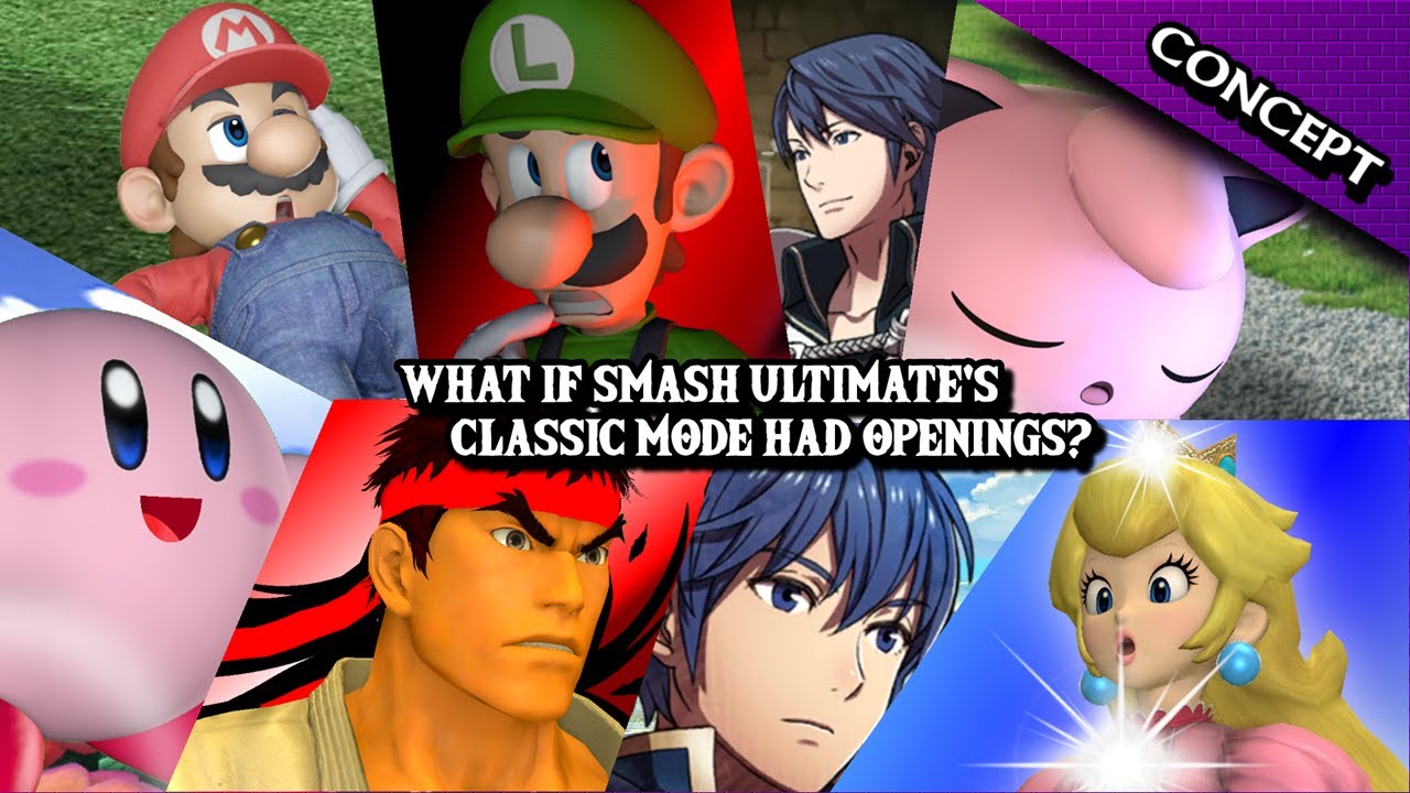 What If Smash Ultimate Had Classic Mode Openings? [Concept] - YouTube