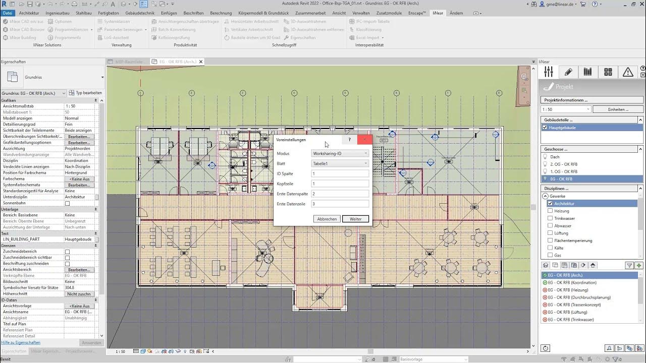 Raumbuch aus Excel in Revit importieren - YouTube