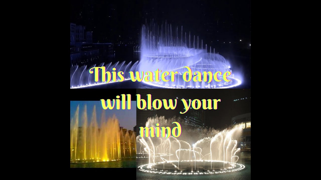 Amazing water dance ️💕 - YouTube
