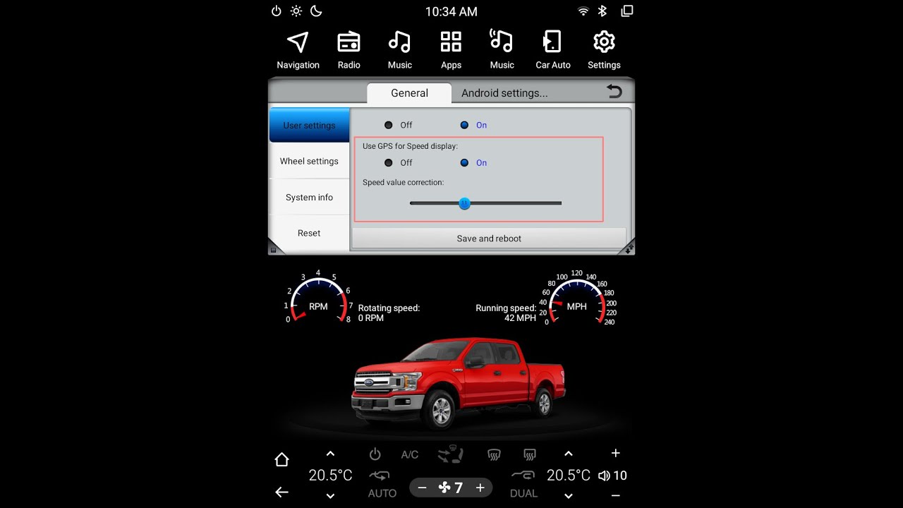 Phoenix / Rhino / Linkswell PX6 A8.1/9 units. Use GPS for Display speed ...