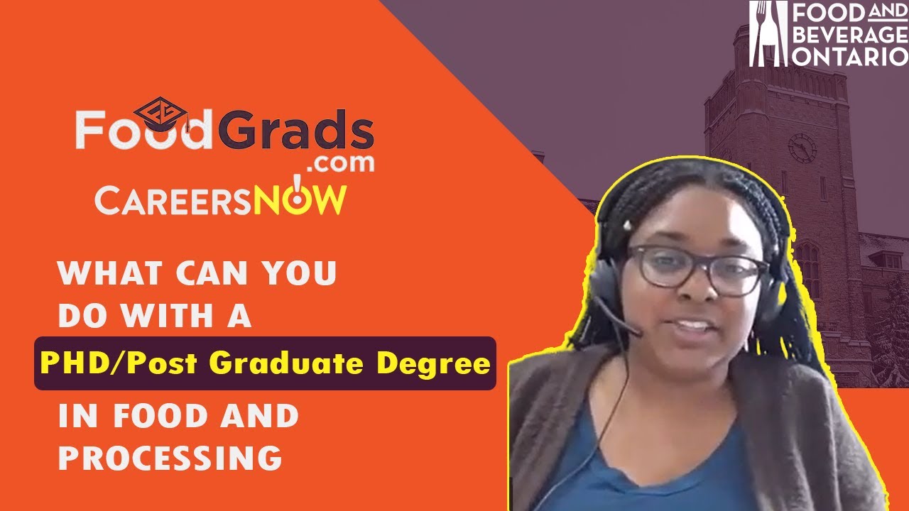 What can you do with a PhD/post-doc in the food processing industry ...