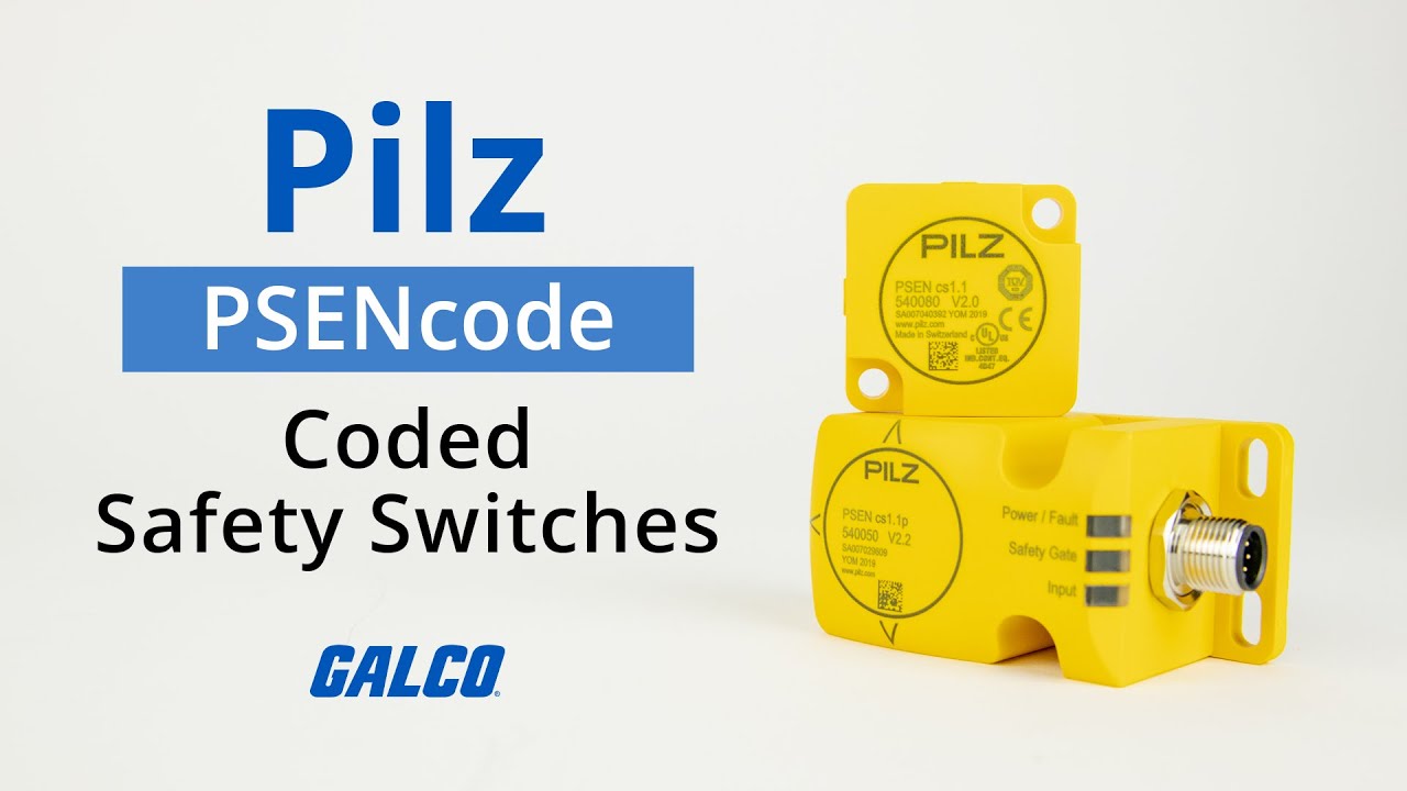 Pilz PSENcode Coded Safety Switches - YouTube
