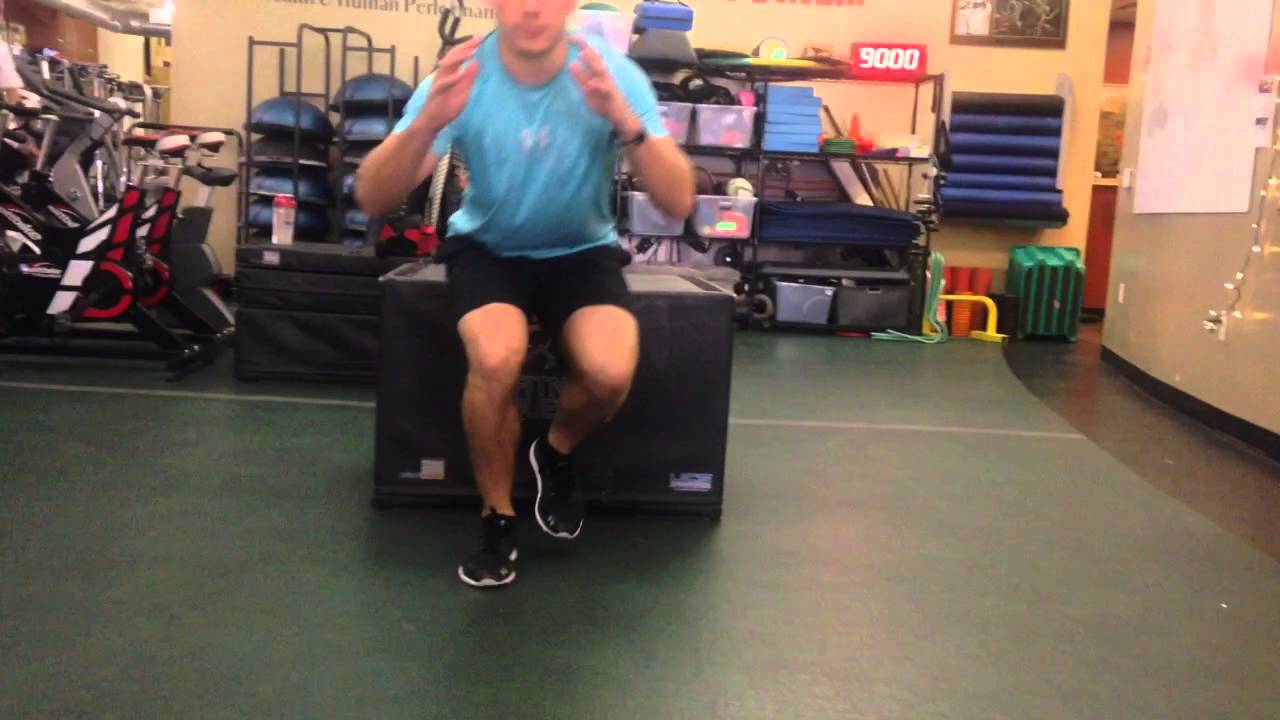 Single-leg box altitude landings - YouTube