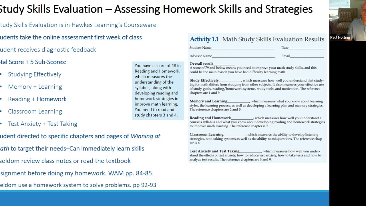 Webinar: How to Improve Students’ Homework Techniques - YouTube