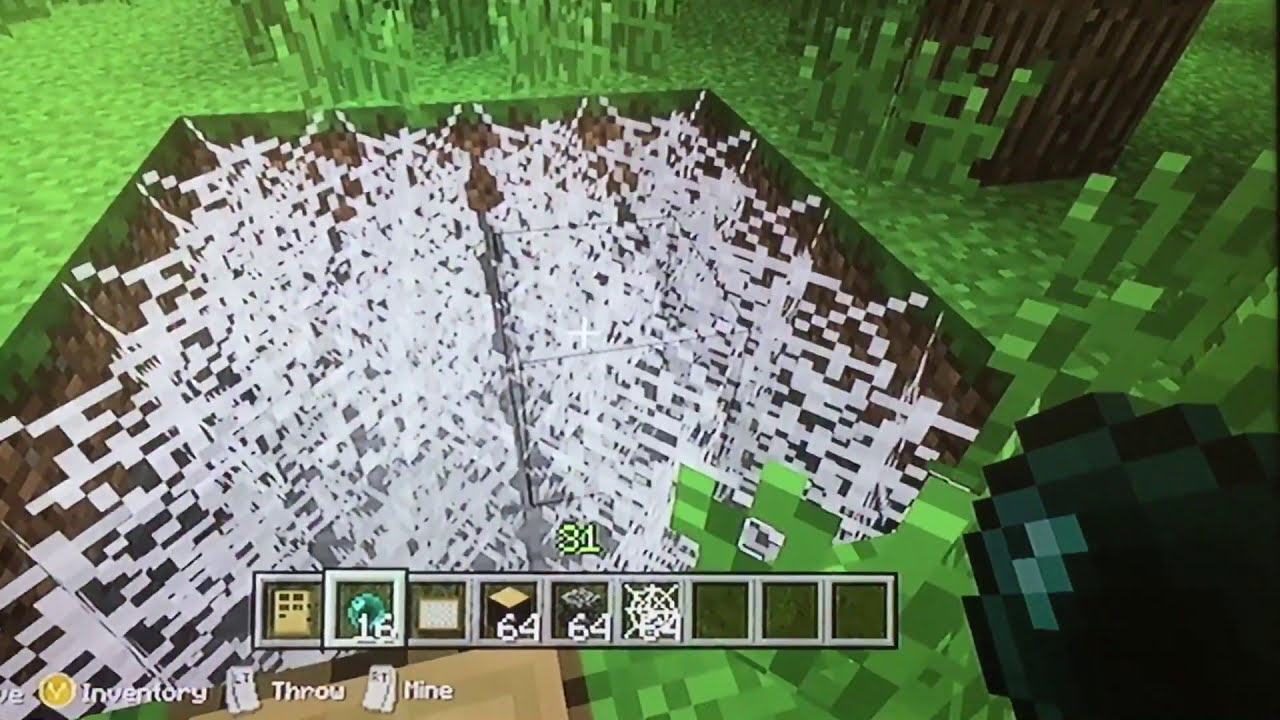 How to walk on spider webs using Ender Pearl in Minecraft - YouTube