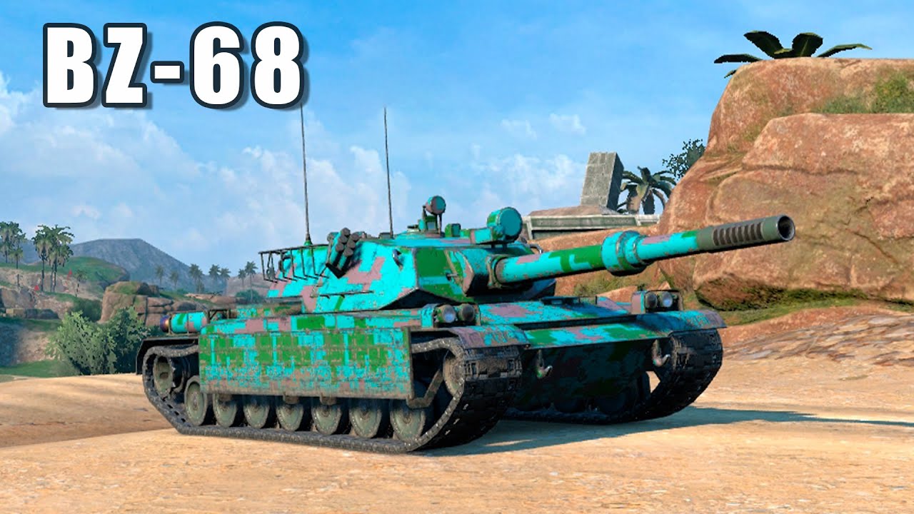 BZ-68 saved the battle 💪 WoT Blitz Gameplay - YouTube