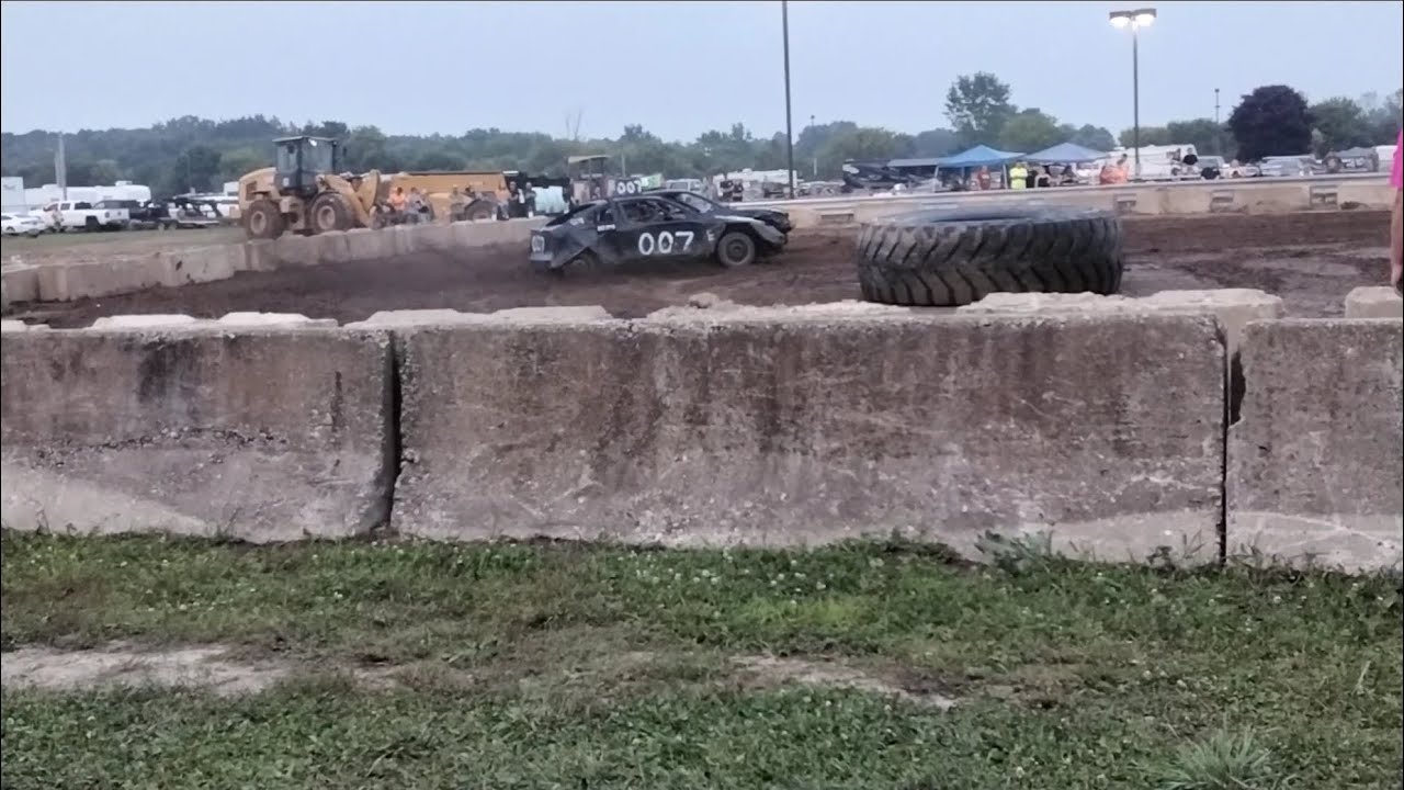 Demolition Derby Run #1 | Ingham County fair grounds | 8/1/23 - YouTube