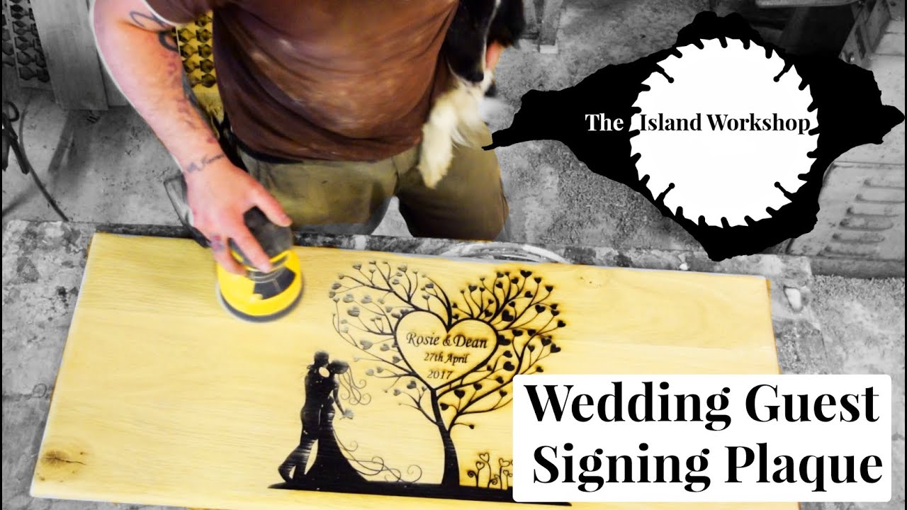 The Wedding Guest Signing Plaque - YouTube