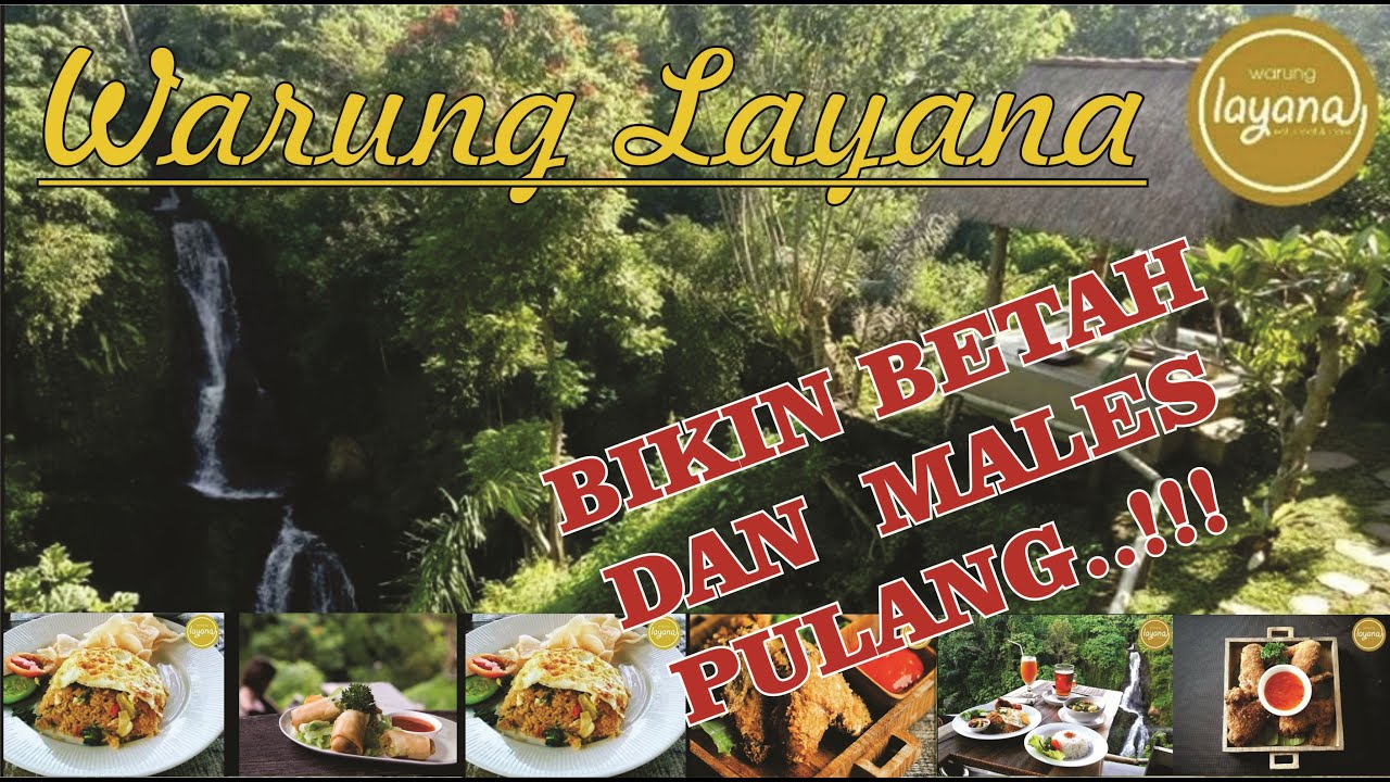 Warung Layana Ubud Restaurant dengan view luar Biasa - YouTube
