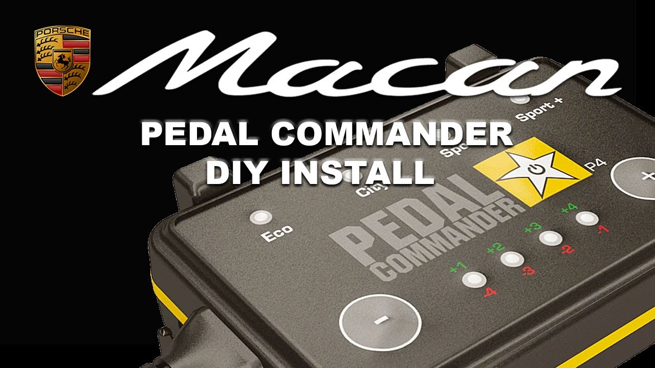 How to install a Pedal Commander on a Porsche Macan - YouTube