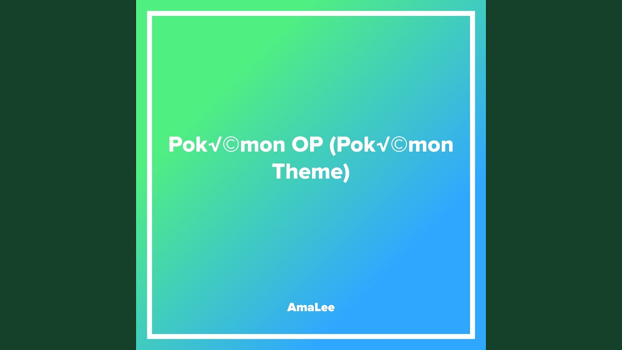 Pokémon OP (Pokémon Theme) - YouTube
