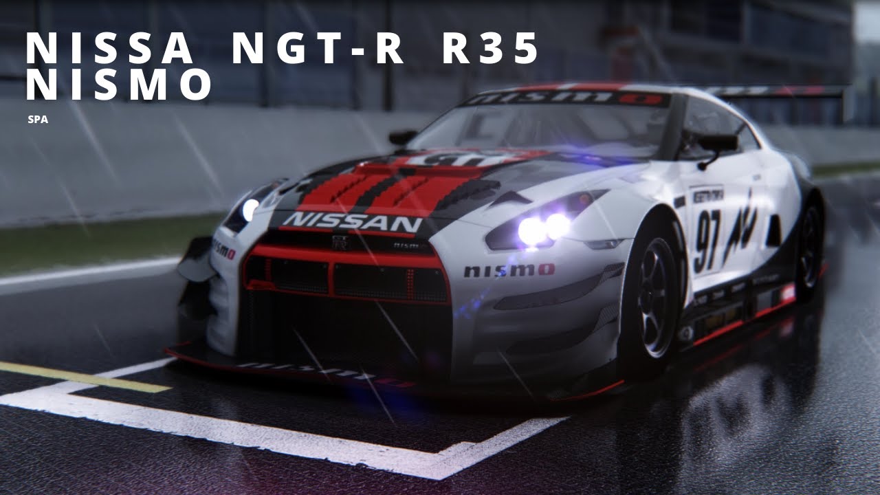 Nissan GT-R R35 NISMO | Night Racing at Spa in Heavy Rain | Cinematic ...