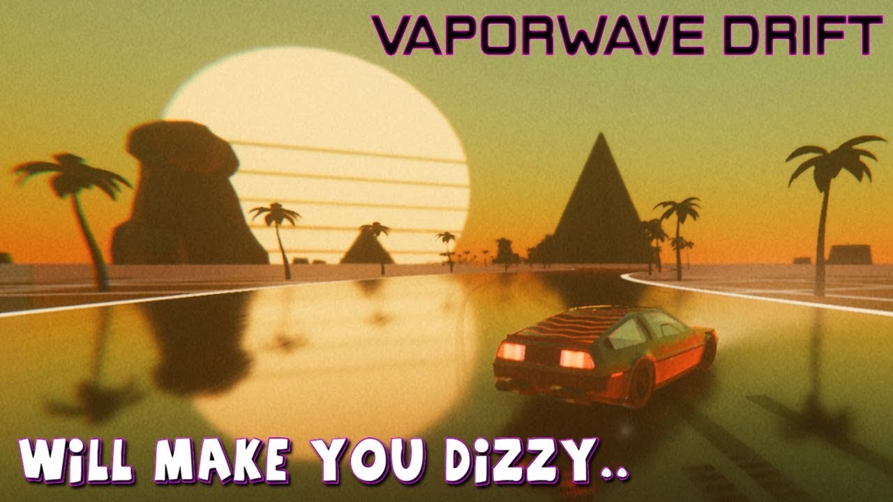 Vaporwave Drift All Tracks Gameplay - PC 4K - YouTube