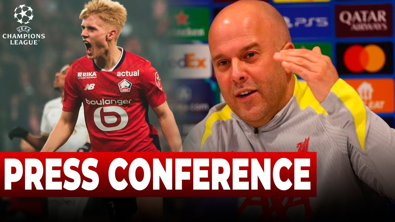 Arne Slot Pre-Match Press Conference | Liverpool x Lille - Champions ...