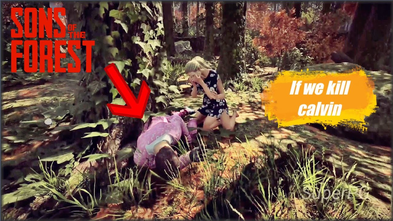 How Virginia Reacts If We Kill Calvin / sons of the forest🌟 - YouTube