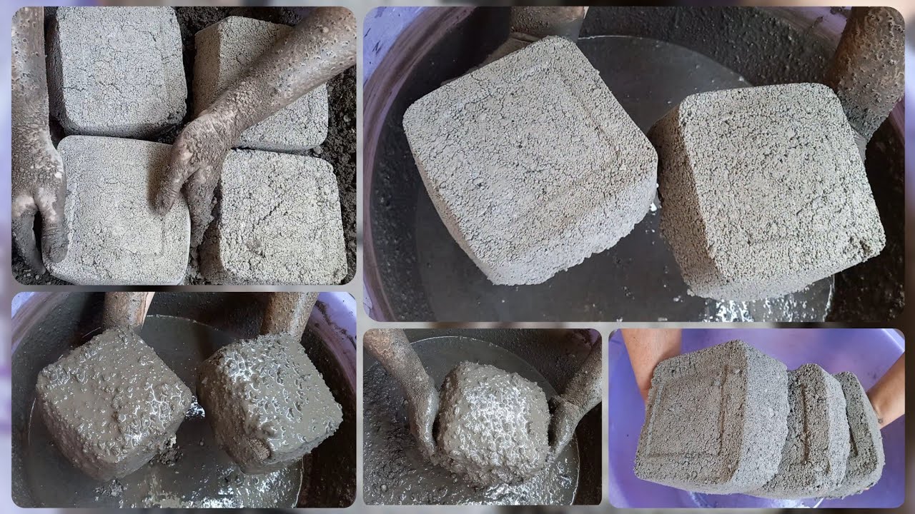 dusty charcoal ashes blocks crumbling dry water 💯 satisfying asmr ...