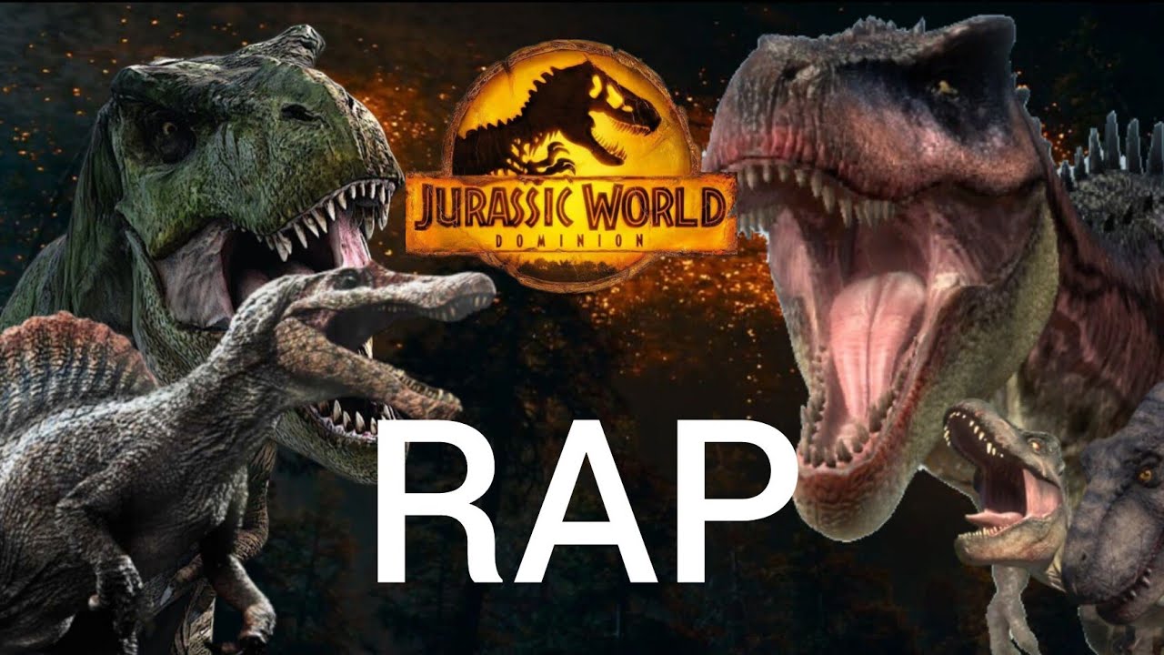 Rap do Godzilla e kong o novo império versão Espinossauro e T-REX (leia ...