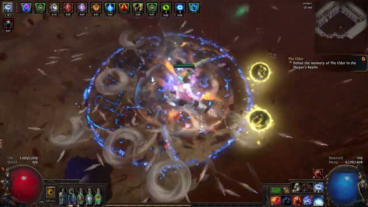 Ascendant Eye Of Winter Miner (MoM) T16 Chimera Map POE 3.19 Lake of ...
