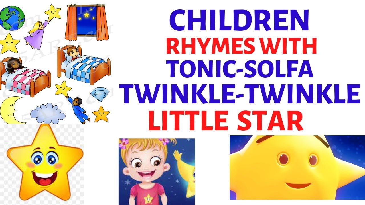 Twinkle Twinkle Little Star|| Nursery Rhymes With Tonic-Sol-fa - YouTube