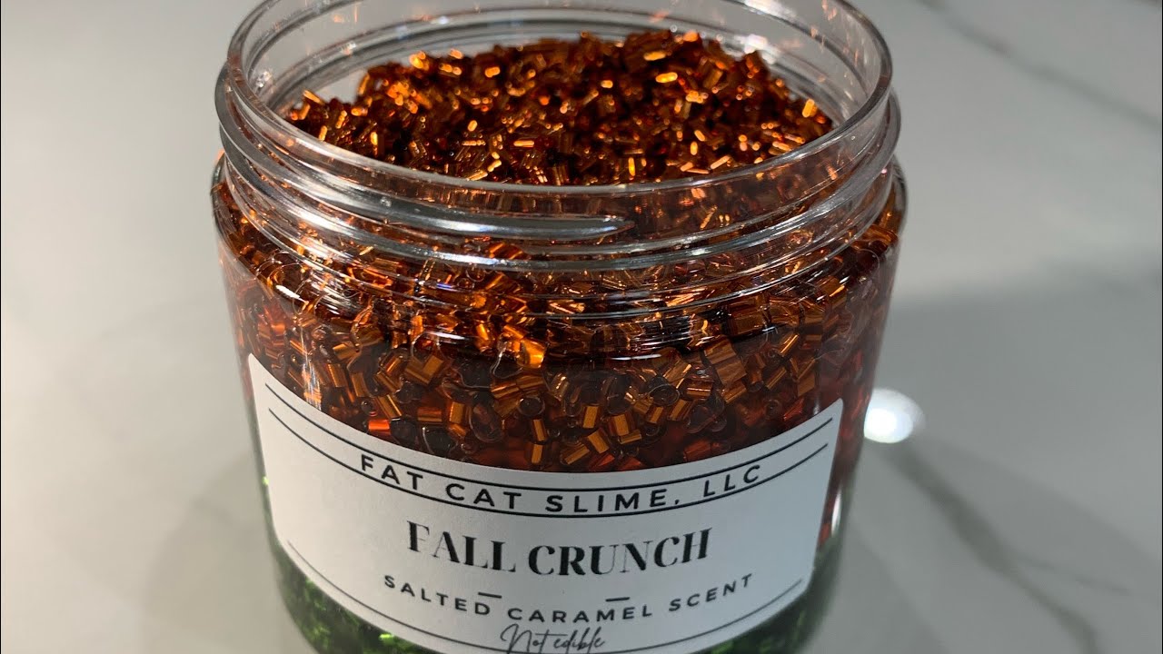 Fall Crunch slime - YouTube