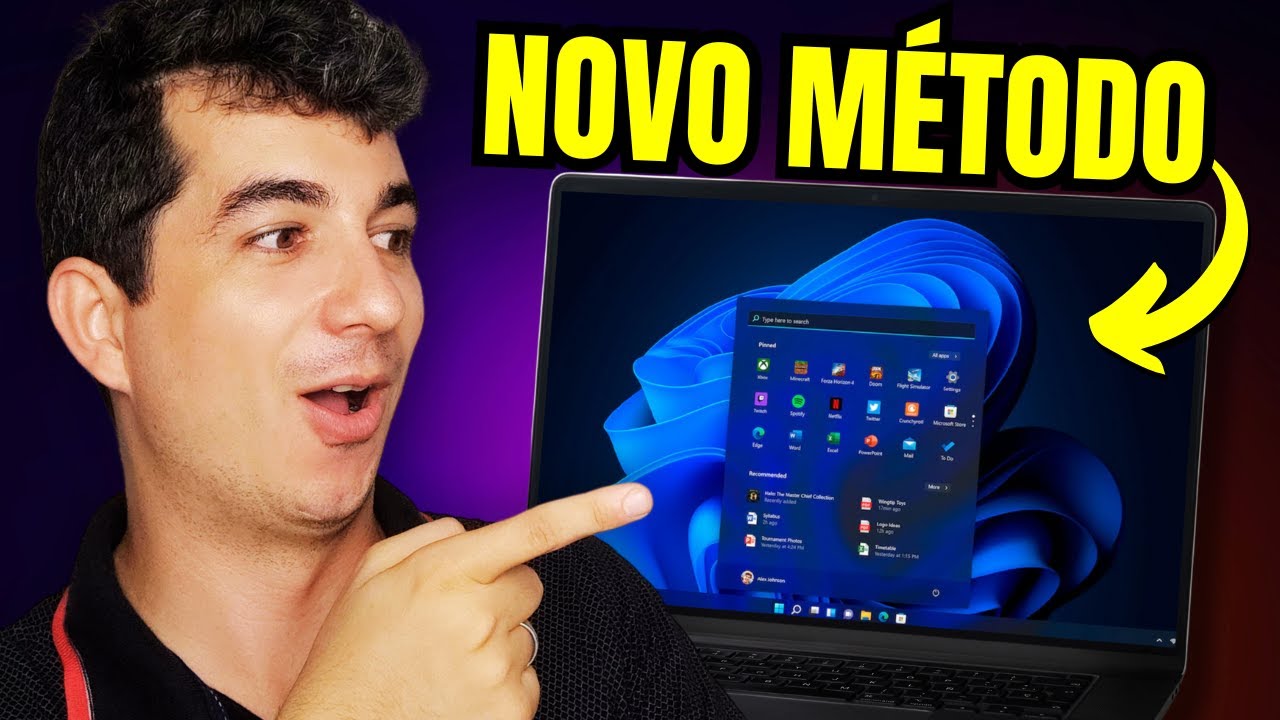 NOVO MÉTODO para INSTALAR O WINDOWS 11 em QUALQUER PC (O Mais Fácil até ...