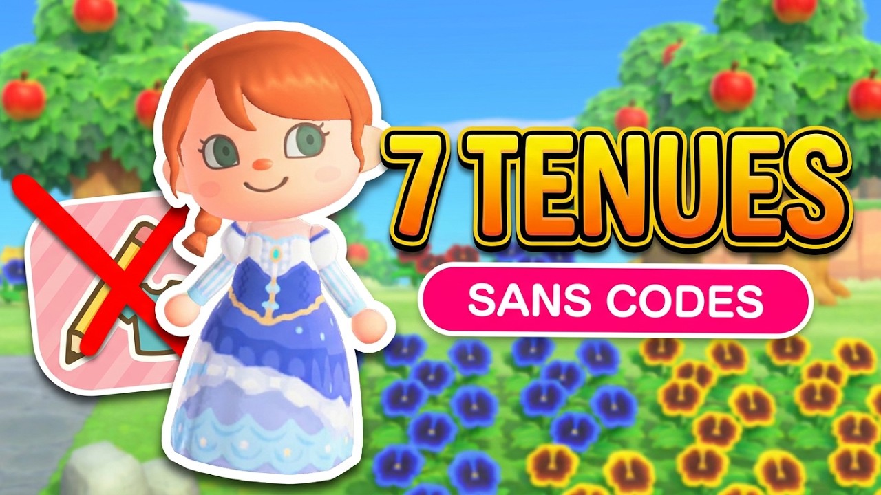 7 TENUES CUTES SANS LE ONLINE SWITCH dans Animal Crossing New Horizons ...