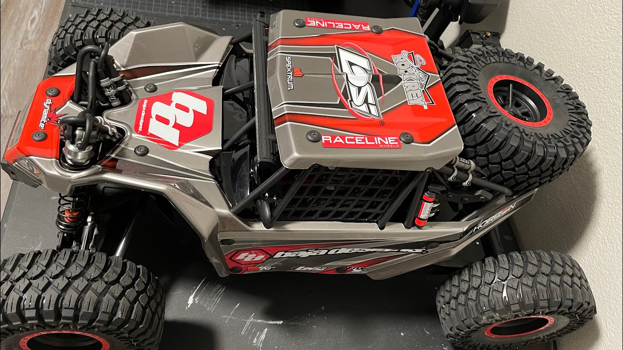 New losi super rock Rey Rc truck - YouTube