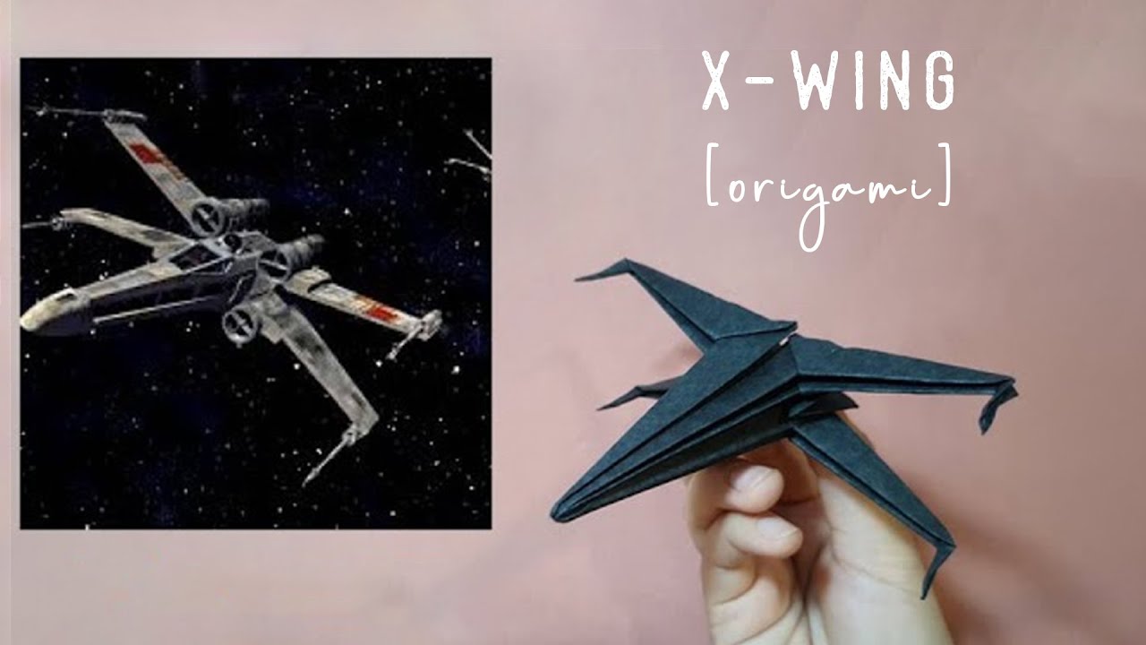 How to make a paper X-WING? - from STAR WARS [Paper Craft] - YouTube
