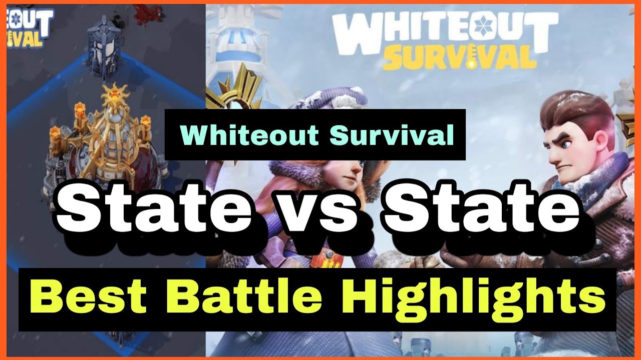 State vs State Best battle highlights - Whiteout Survival | State 115 ...