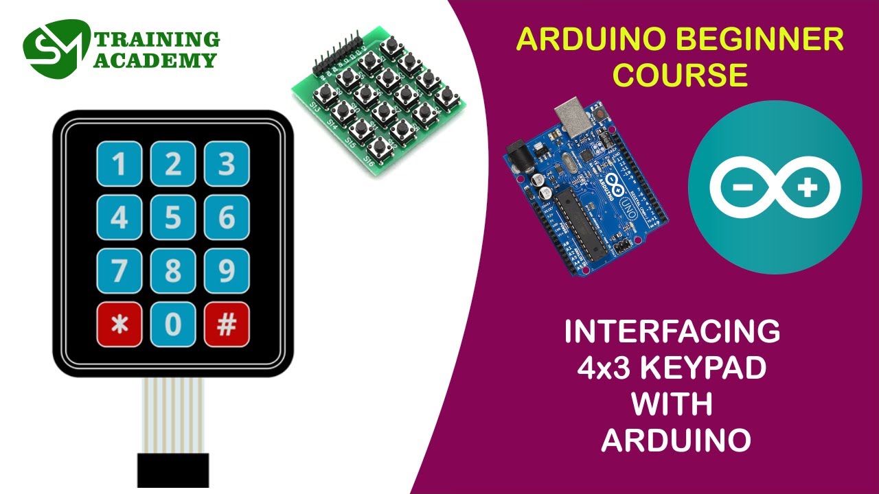 Interfacing 4x3 Matrix Keypad With Arduino Column Scanning Technique 7660