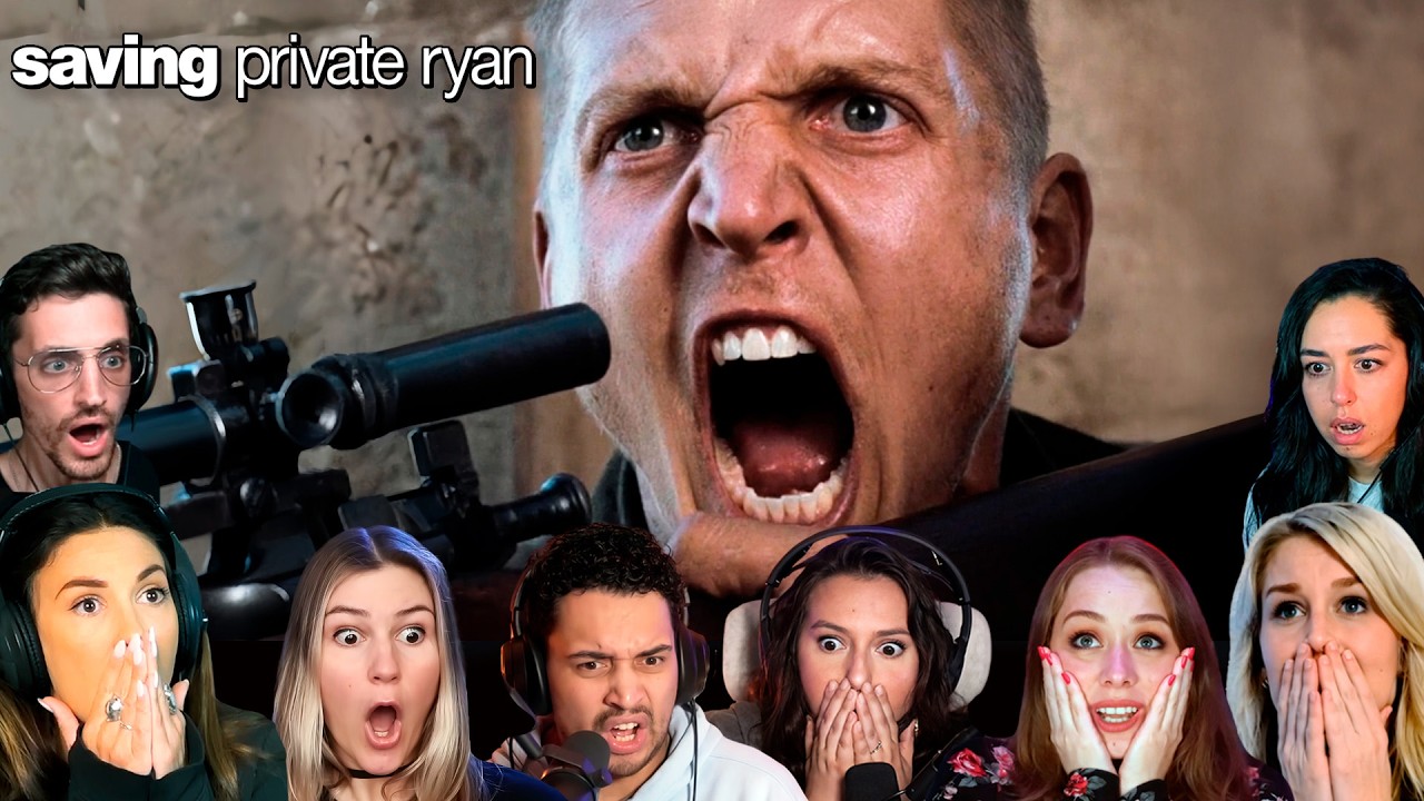 TOP "FINAL BATTLE PART 1" Reactions in Saving Private Ryan (1998) Movie ...