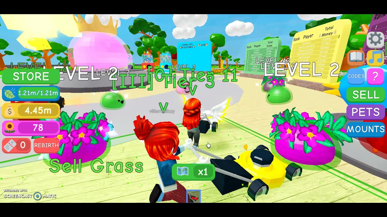 .01 ( Playing Roblox Mowing Simulator ) - YouTube