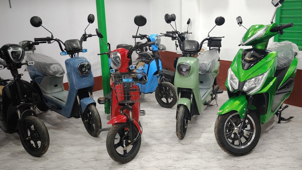 Electric Scooter green Udaan Electric Scooter Green sunny electric ...