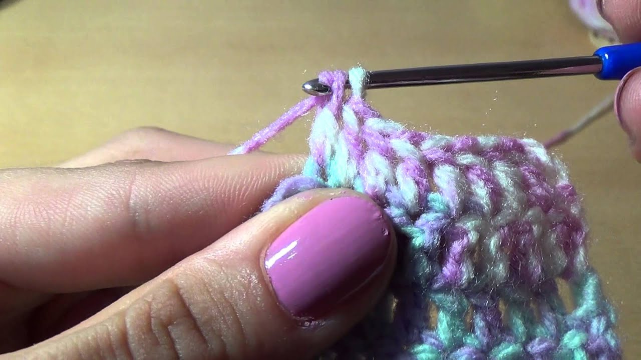 Схема вязания крючком узора. Простая схема № 1 / / The scheme crochet ...