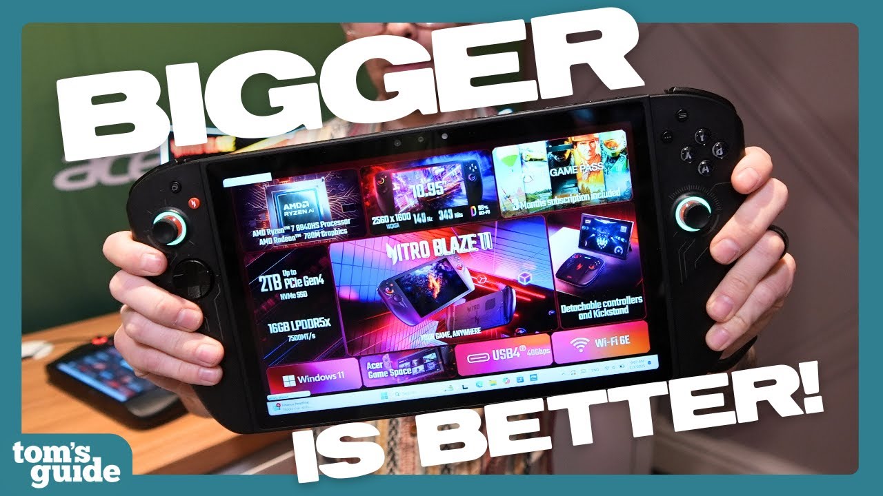 Acer Nitro Blaze 11 Hands-on: The BIGGEST Gaming Handheld You Can Buy ...