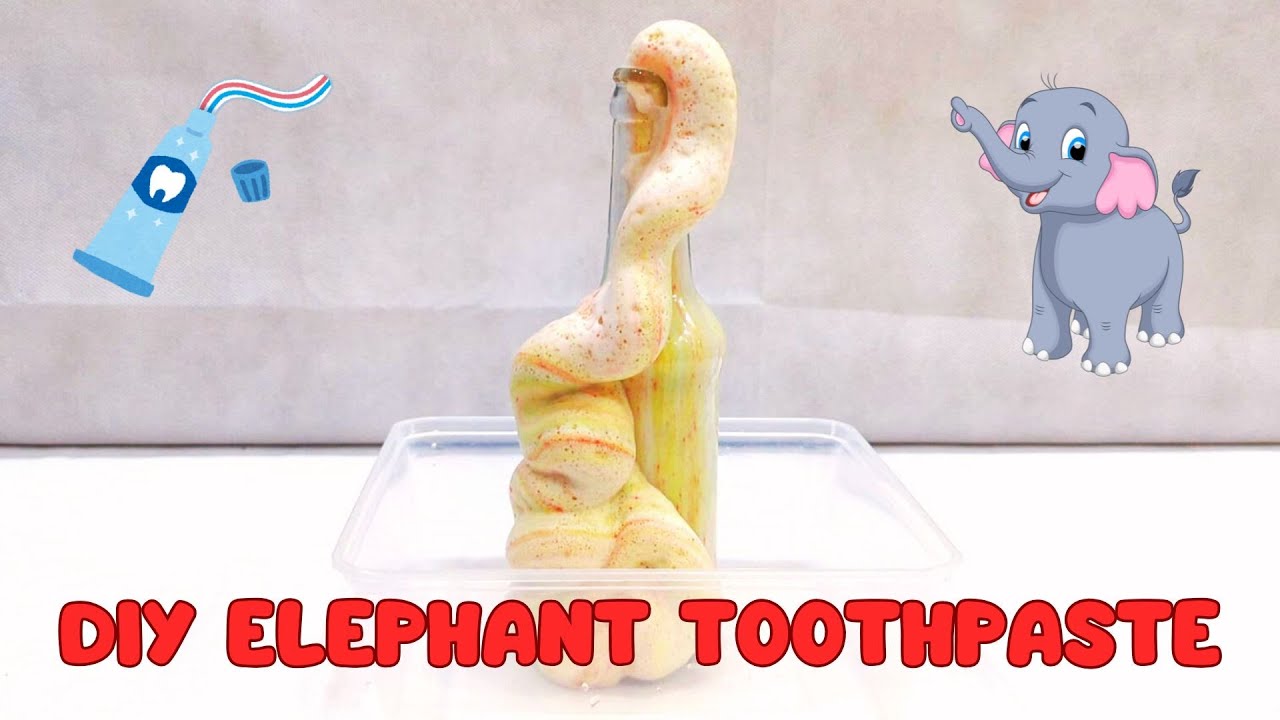 STEM Challenge: 06 | Elephant Toothpaste Project | Acid & Base Chemical ...