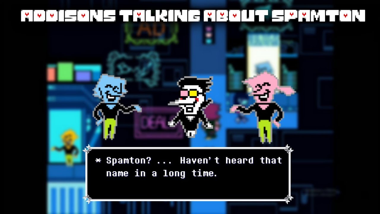 Deltarune | Addisons Talking About Spamton After His Battle - YouTube