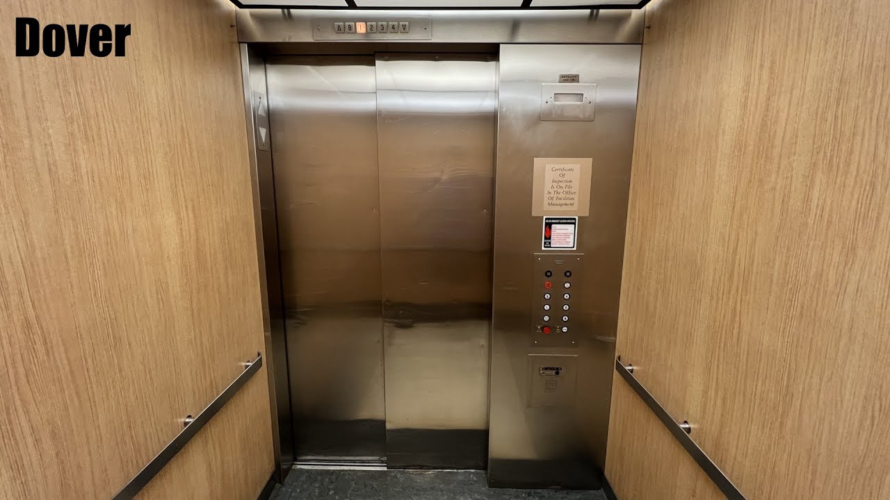 Dover Hydraulic Elevator at Davis-Shaughnessy Hall - SLU - St. Louis, MO - YouTube
