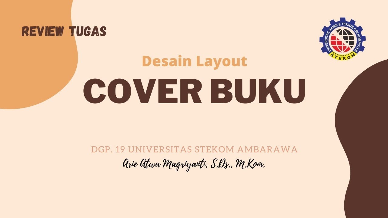 Review Tugas Desain layout Cover Buku, Program Studi Jurusan Desain ...