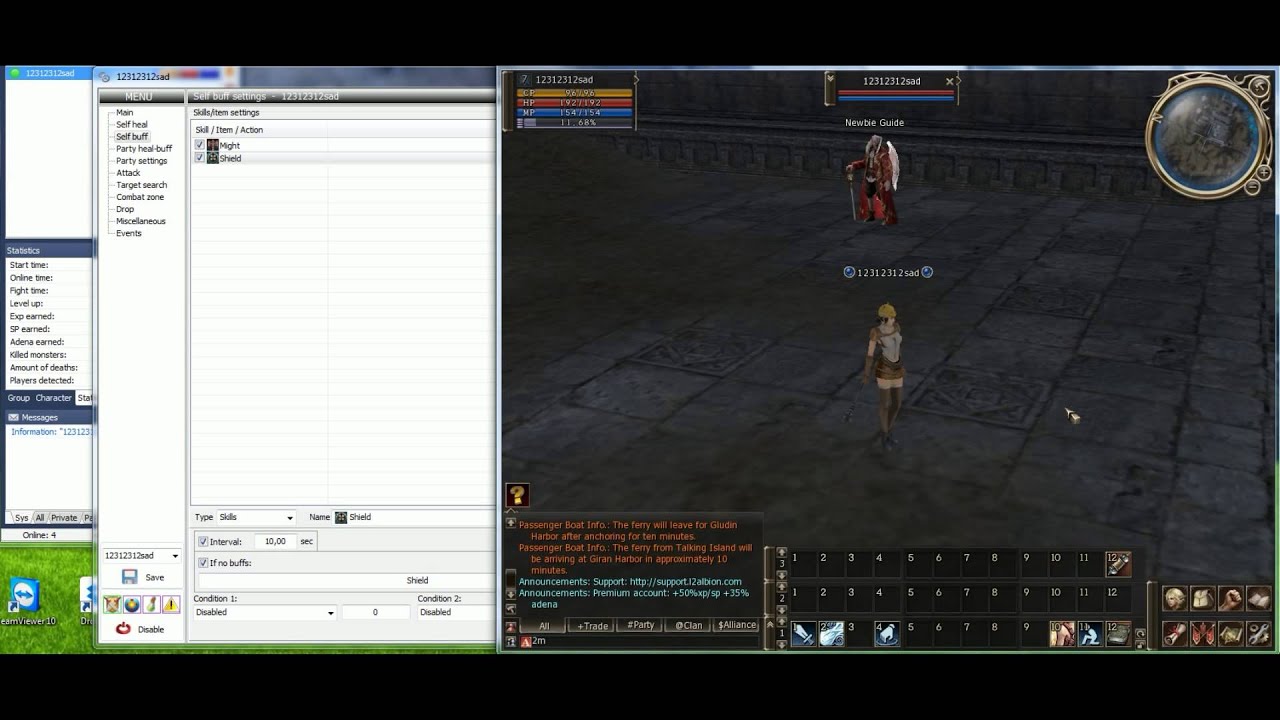 How to set up char buffs - YouTube